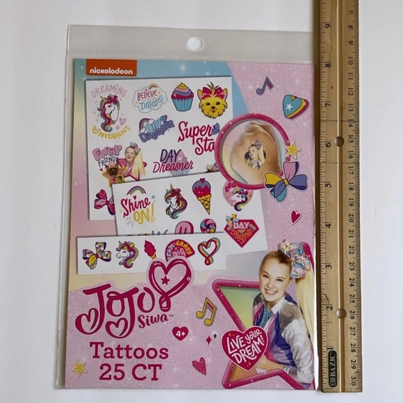 Nickelodeon | Accessories | Jojo Siwa 25 Tattoos Set | Poshmark